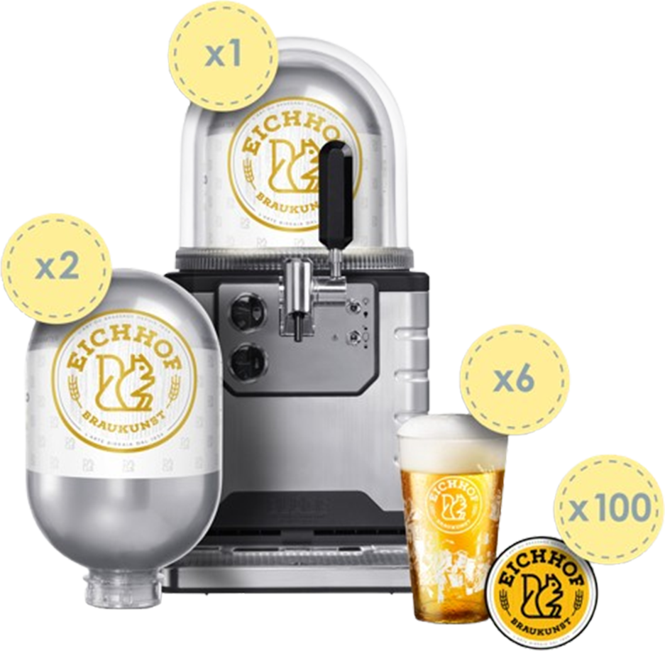 Eichhof Braugold Blade Starter Kit | Bieronlineshop.ch
